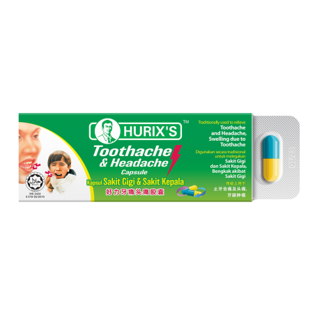 HURIX'S Toothache & Headache Capsule