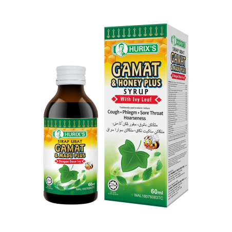 Hurix's Sirap Ubat Gamat & Madu Plus (Dengan Daun Ivy)