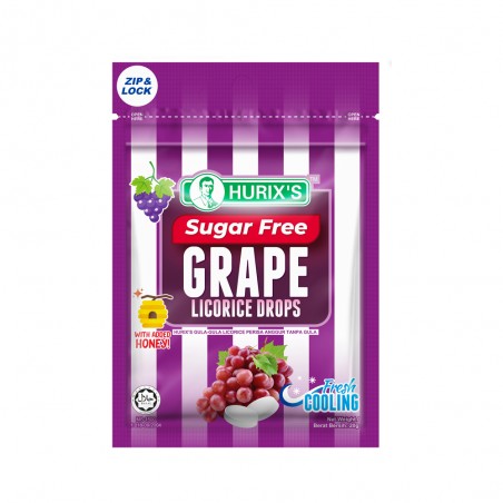 HURIX'S Sugar Free Grape Licorice Drops